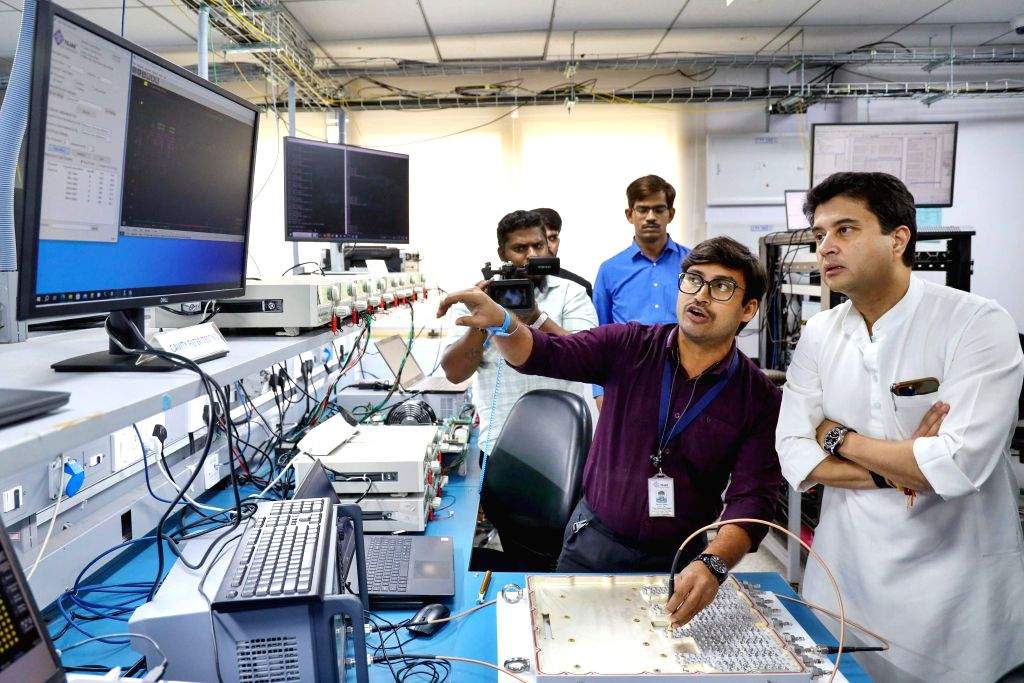 Bengaluru : Union Minister of Communications Jyotiraditya Scindia ...