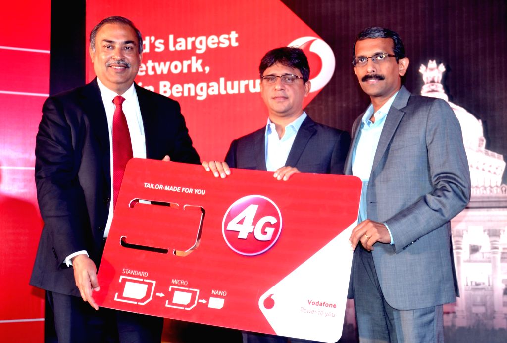 : (110216) Bengaluru: Vodofone 4G services launched in Bengaluru