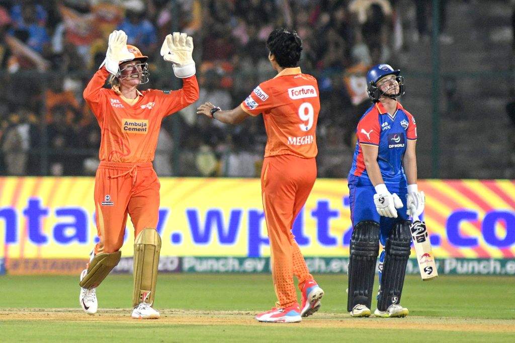 Bengaluru : WPL Match between Delhi Capitals and Gujarat Giants
