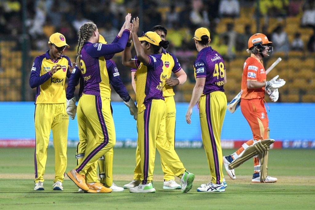 Bengaluru : WPL match between Gujarat Giants and UP Warriorz