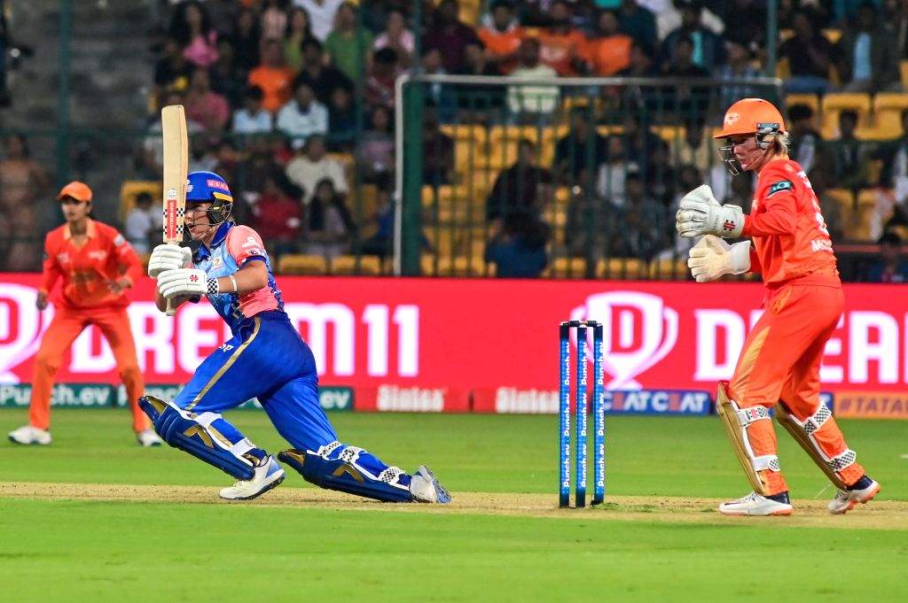 Bengaluru : WPL Match between Mumbai Indians and Gujarat Giants