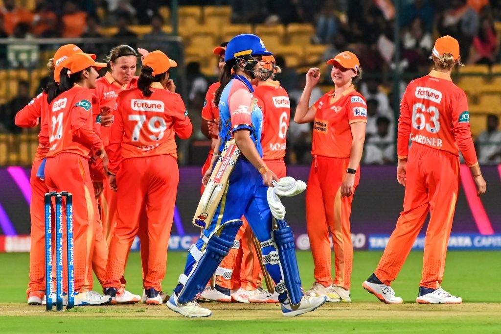 Bengaluru : WPL Match between Mumbai Indians and Gujarat Giants