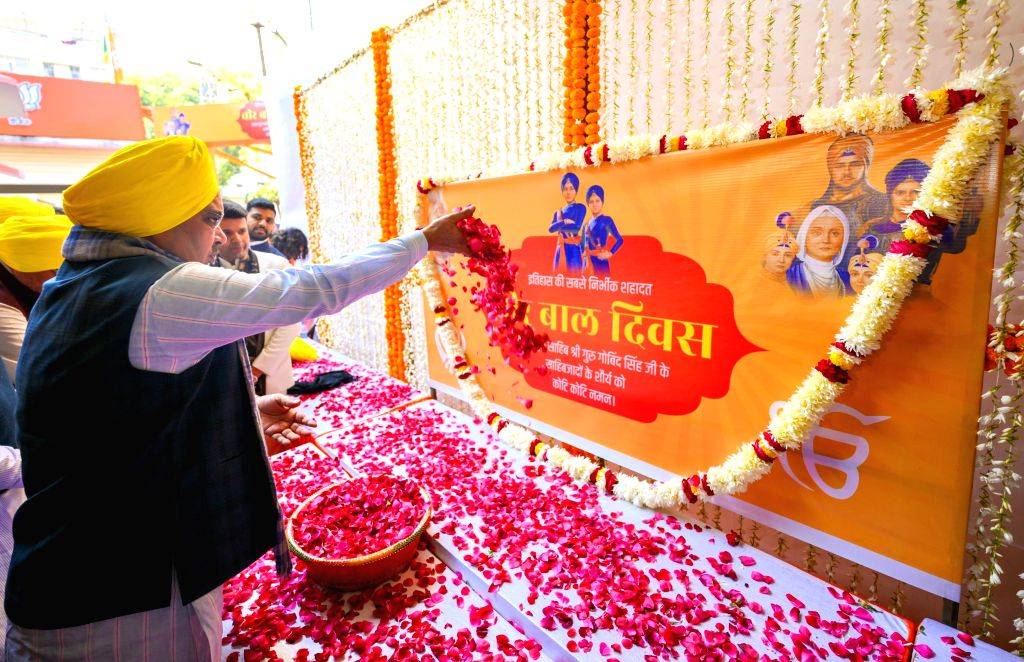 Bhajanlal Sharma Pays Tribute on Veer Bal Diwas