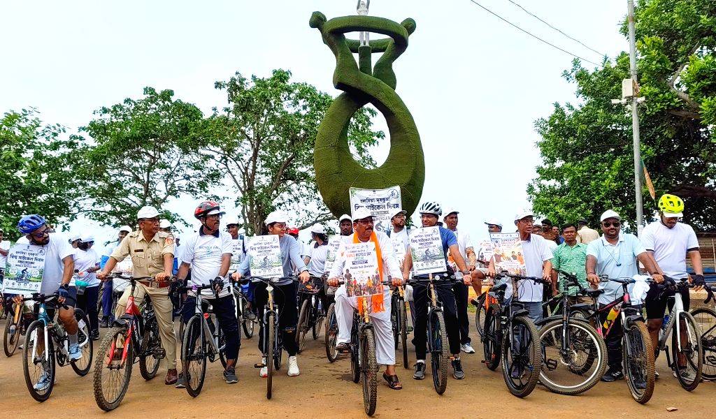Bicycle Rally Marks World Bicycle Day