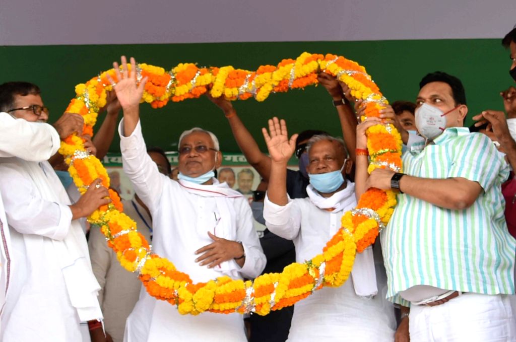 Nitish Kumar holds election rally in Imamganj ahead of Bihar Assembly polls