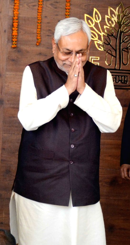 Nitish Kumar arrives at Bihar Assembly