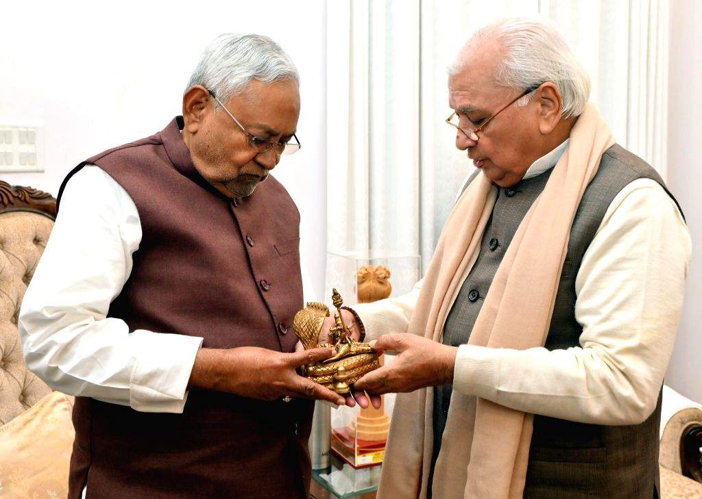 Bihar Chief Minister Nitish Kumar meets newly-appointed Bihar Governor ...