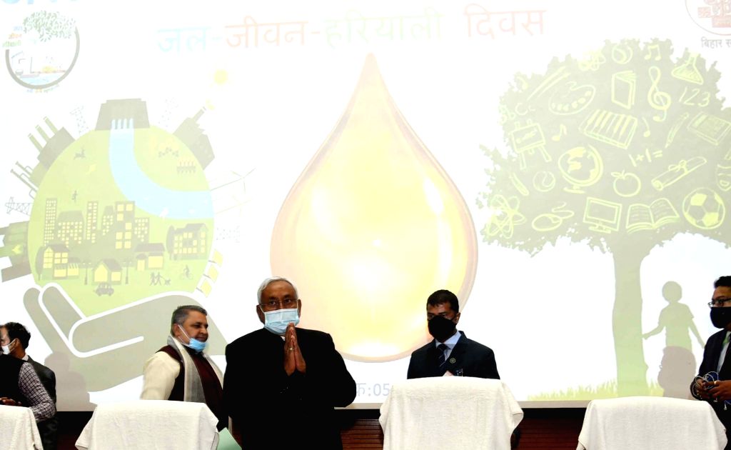 Bihar CM Nitish Kumar addresses Jal- Jivan- Hariyali day programme