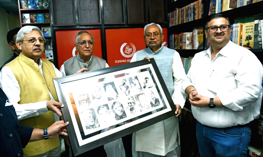 Bihar CM Nitish Kumar during the inauguration of the publication house