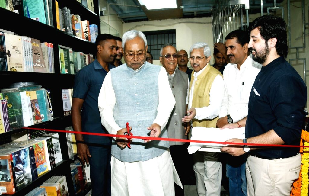 Bihar CM Nitish Kumar during the inauguration of the publication house