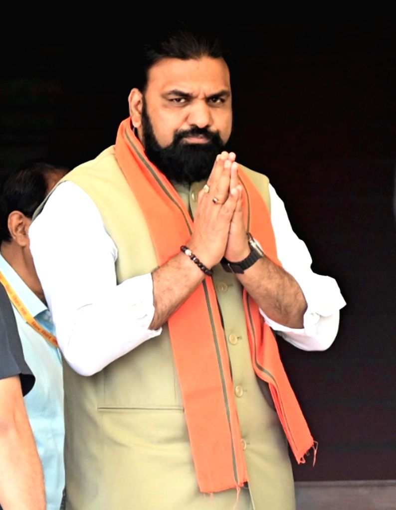 Bihar Deputy CM Samrat Choudhary arrives for Budget session