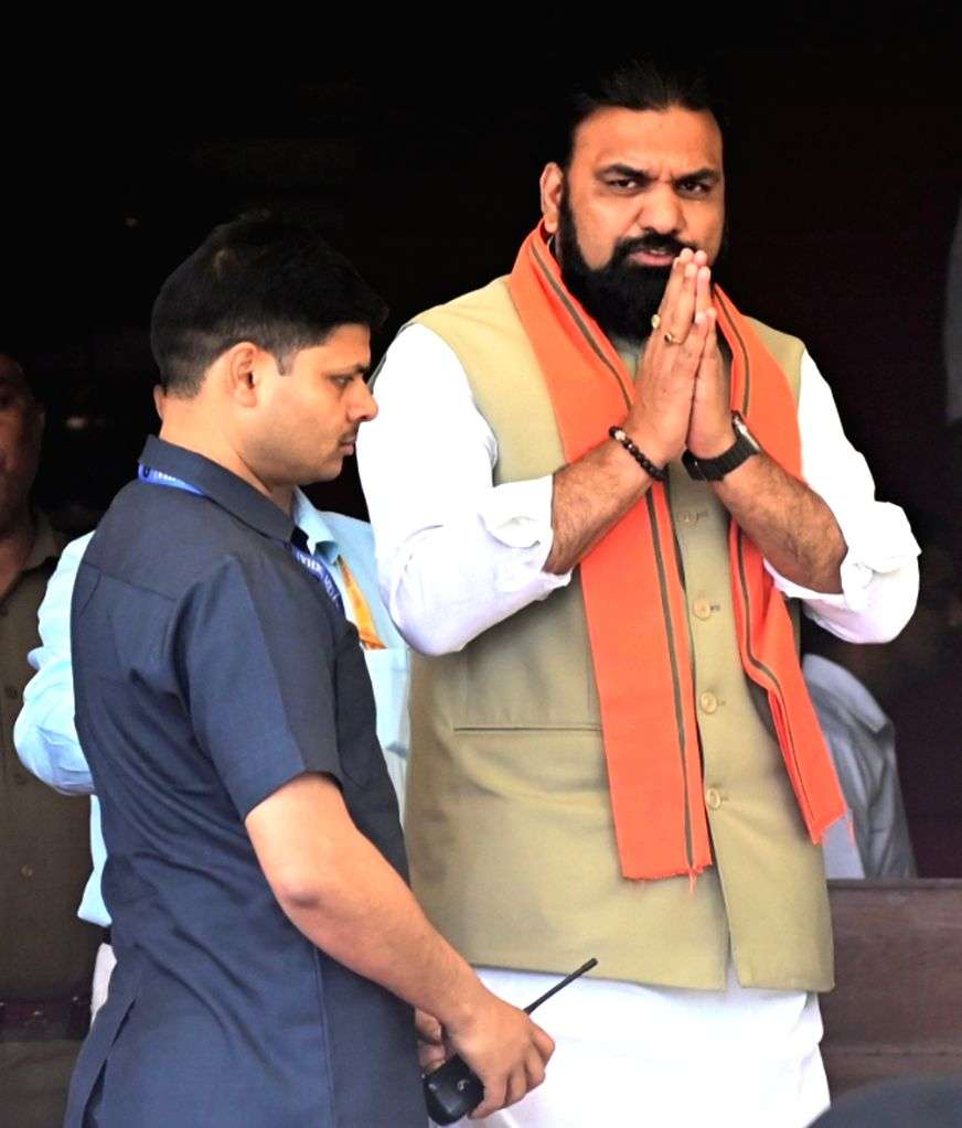 Bihar Deputy CM Samrat Choudhary arrives for Budget session