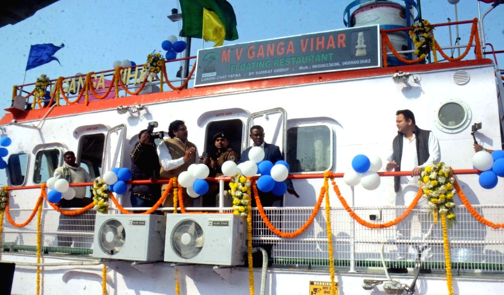 Bihar Deputy CM Tejashwi Yadav inaugurates MV Ganga Vihar floating ...