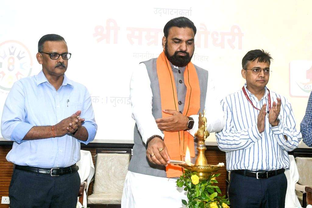 Bihar Dy CM Samrat Choudhary Inaugurates GST Day Event in Patna