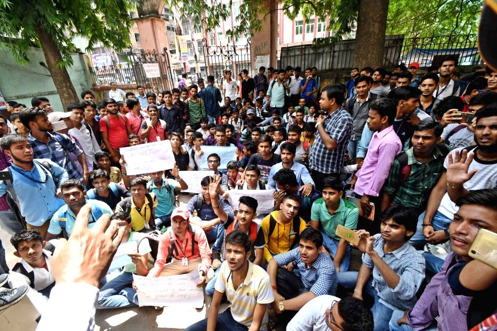 B.N College students' demonstration