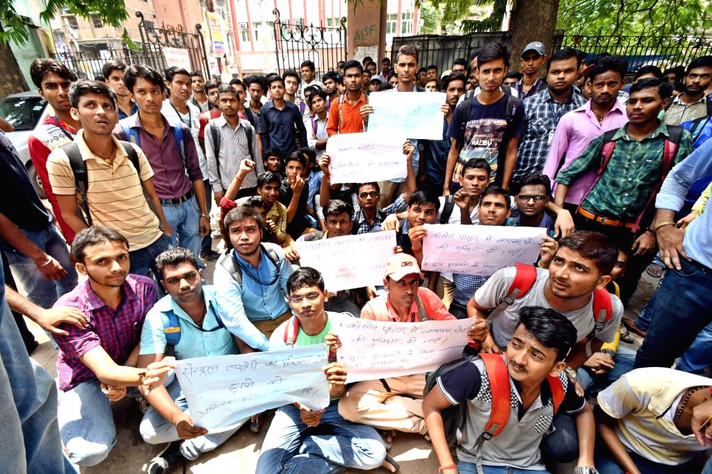 B.N College students' demonstration