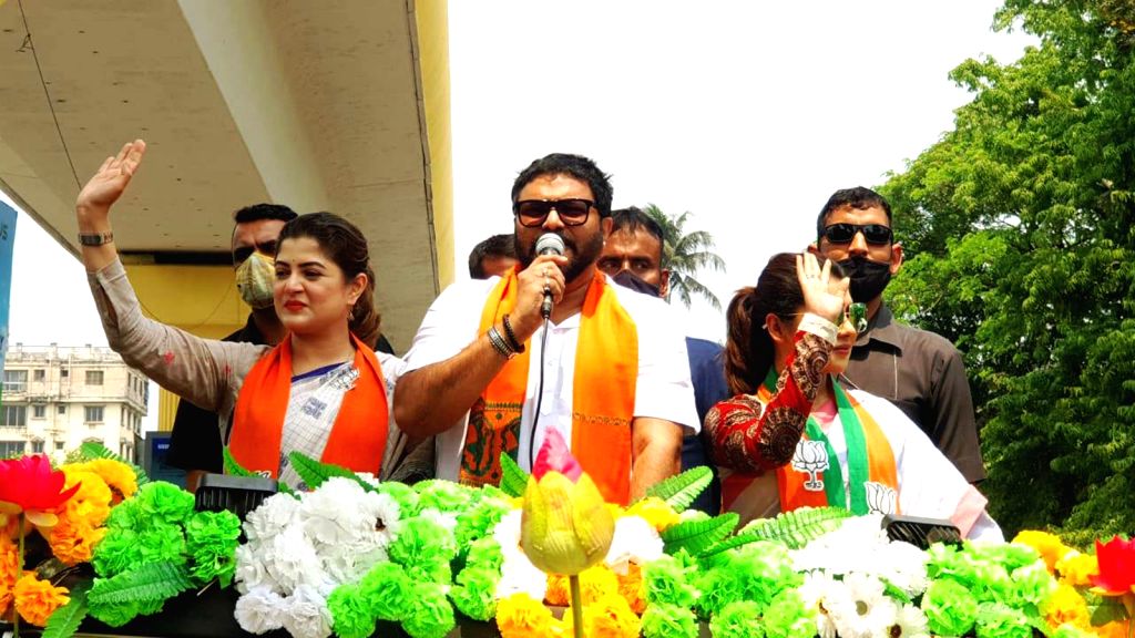BJP election campaign in Kolkata.