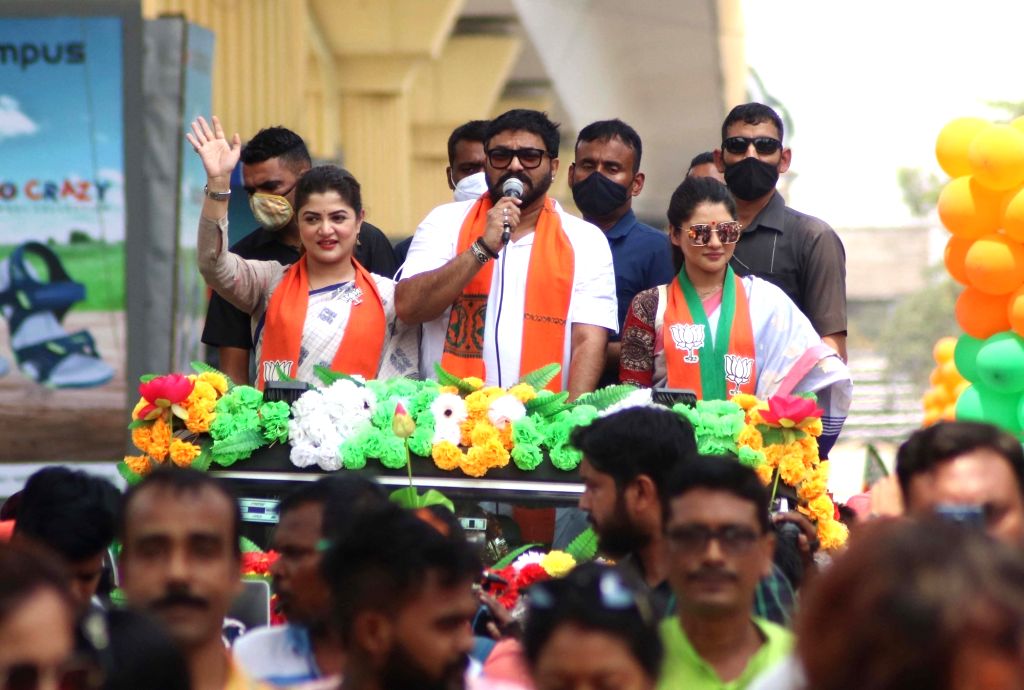 BJP election campaign in Kolkata.