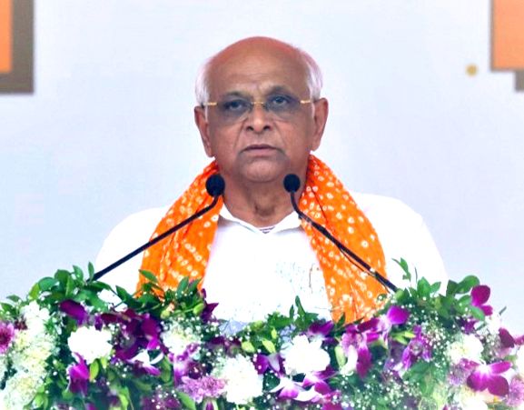 : Gandhinagar: BJP leader Bhupendra Patel takes oath as Gujarat CM