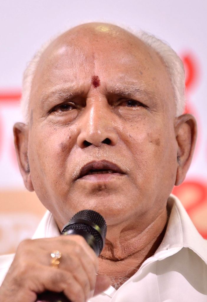 B. S. Yeddyurappa at 'Meet the Press' programme
