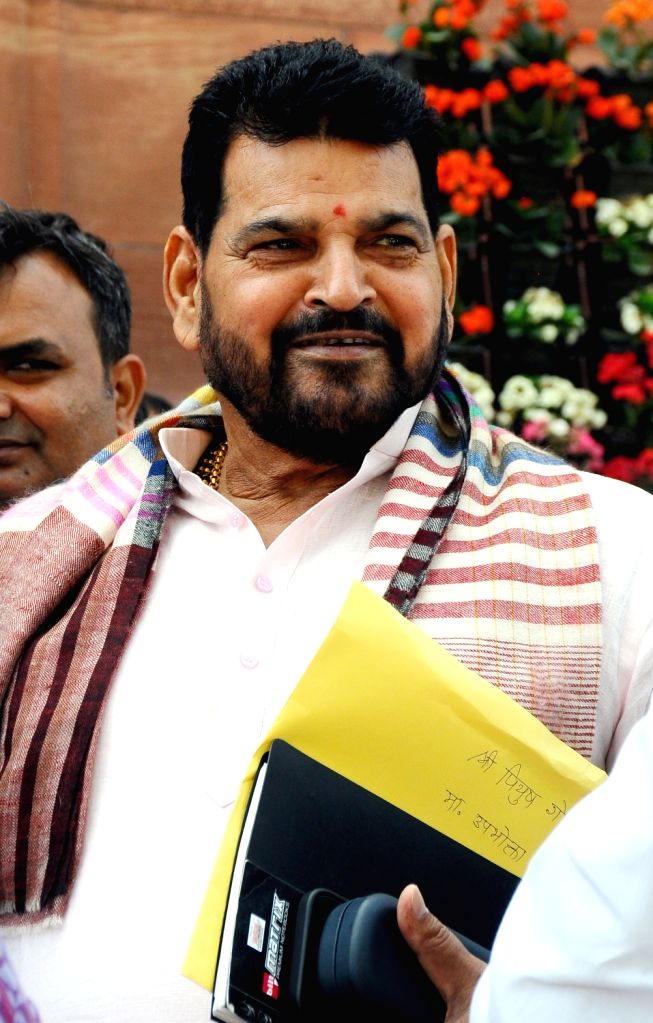 BJP MP Brij Bhushan Sharan Singh at Parliament