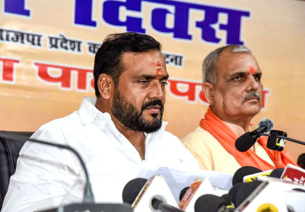 BJP state vice presidents address press conference