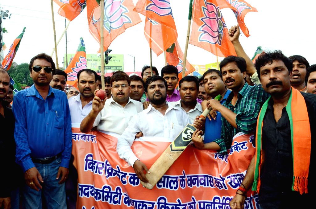 BJP workers celebrate