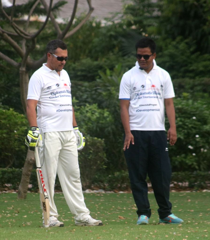 Blind cricket exhibition match