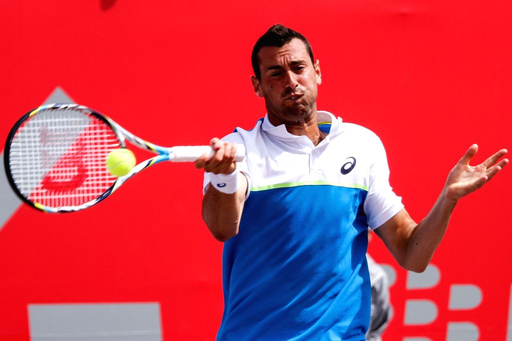 Matteo Viola v/s Illya Marchenko during Colombia Open Championship of ...