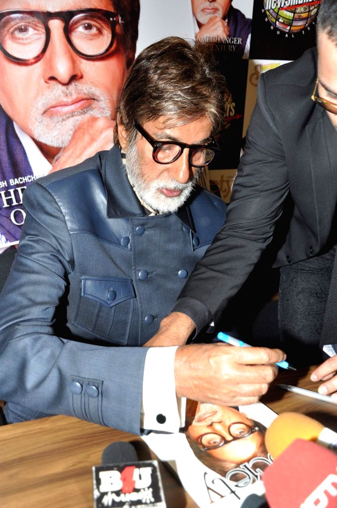 Big B unveil Society magazine cover