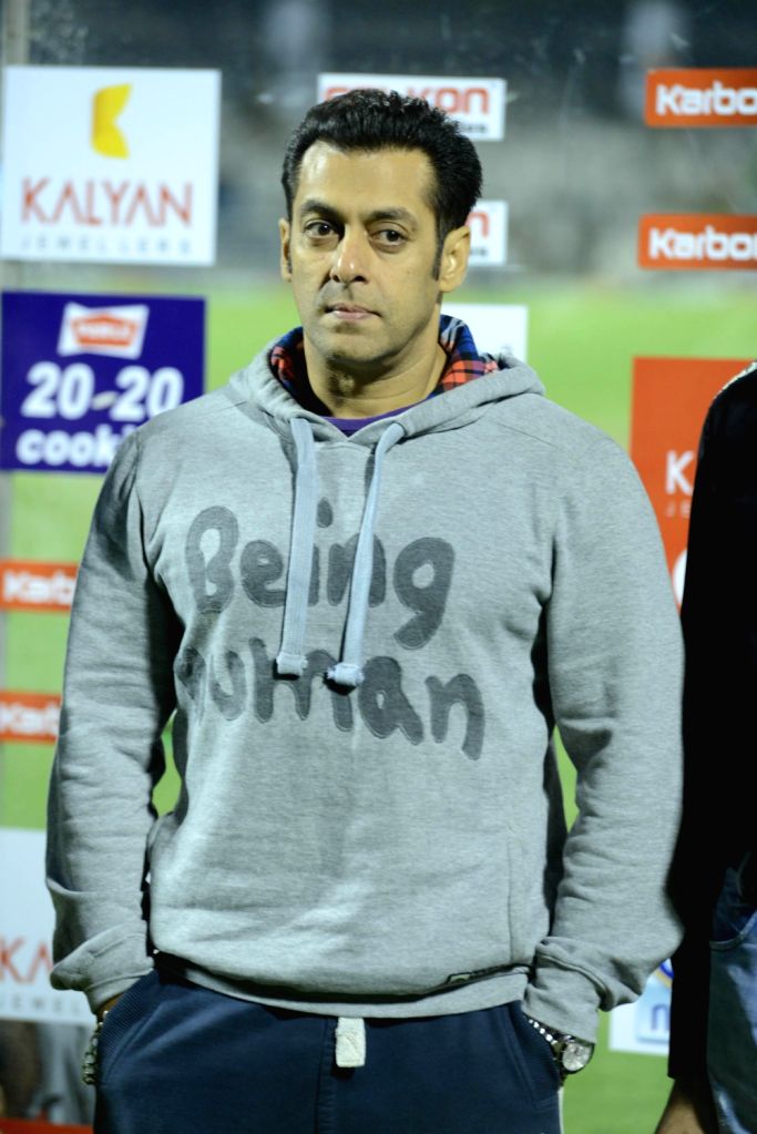 Salman Khan at a Celebrity Cricket League match (CCL)