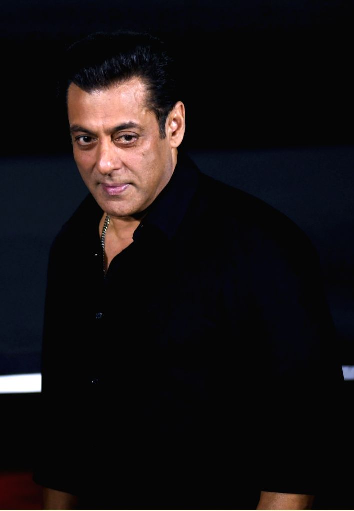 Bollywood actor Salman Khan during the trailer launch event of his ...