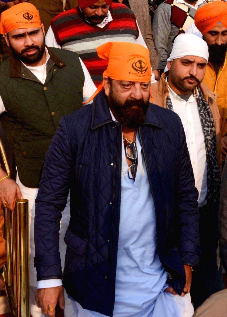 Bollywood actor Sanjay Dutt visits the Golden Temple