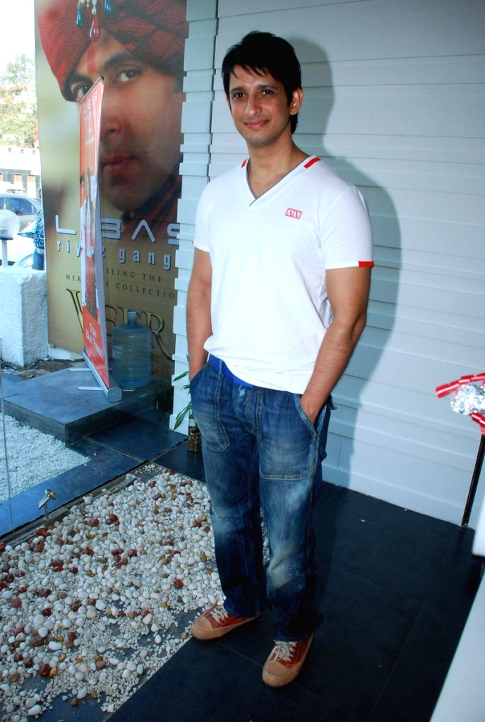 Bollywood actor Sharman Joshi at the promotional event of his upcoming ...