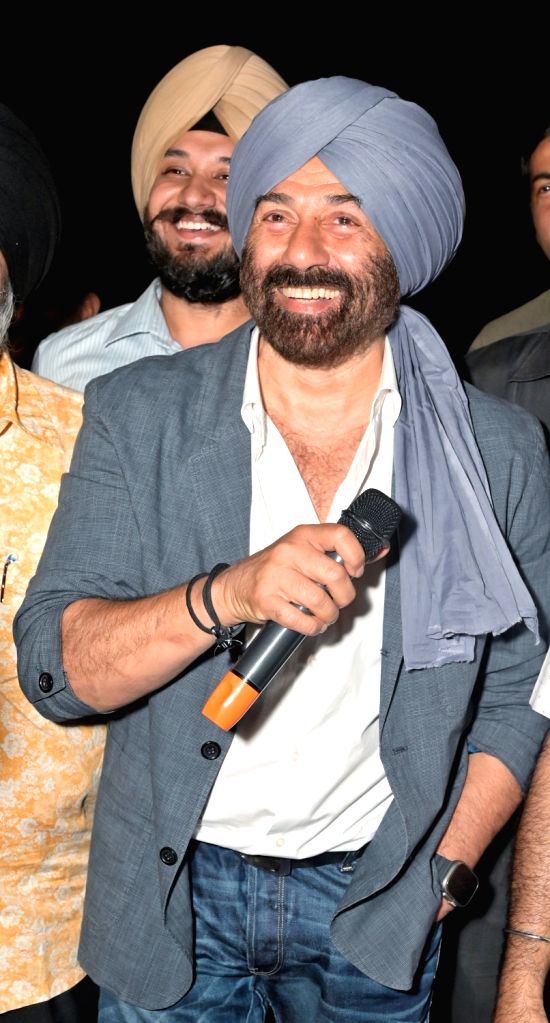 New Delhi : Bollywood actor Sunny Deol during the promotional event of ...