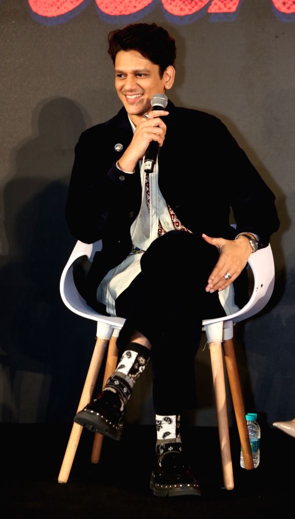 Bollywood actor Vijay Varma during a promotion of her upcoming movie