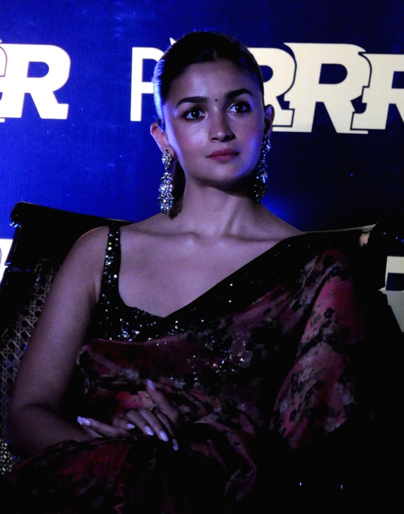 Bollywood actress Alia Bhatt during a press conference