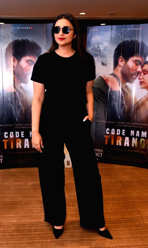 : Jaipur: Bollywood actress Parineeti Chopra poses for a photograph