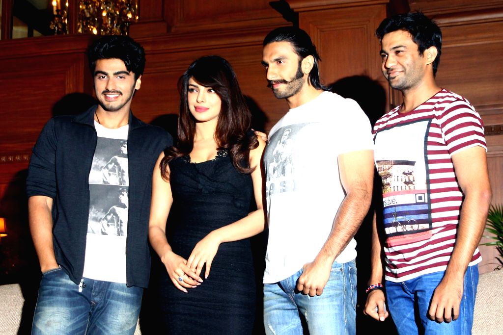 Priyanka Chopra at the press meet of film "Gunde" in Kolkata