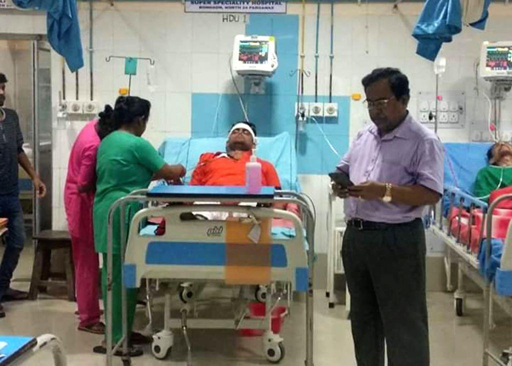 BJP candidate injured in road accident in Bengal