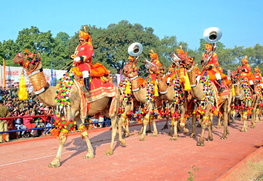 BSF Camel Band during the 58th BSF Raising Day function