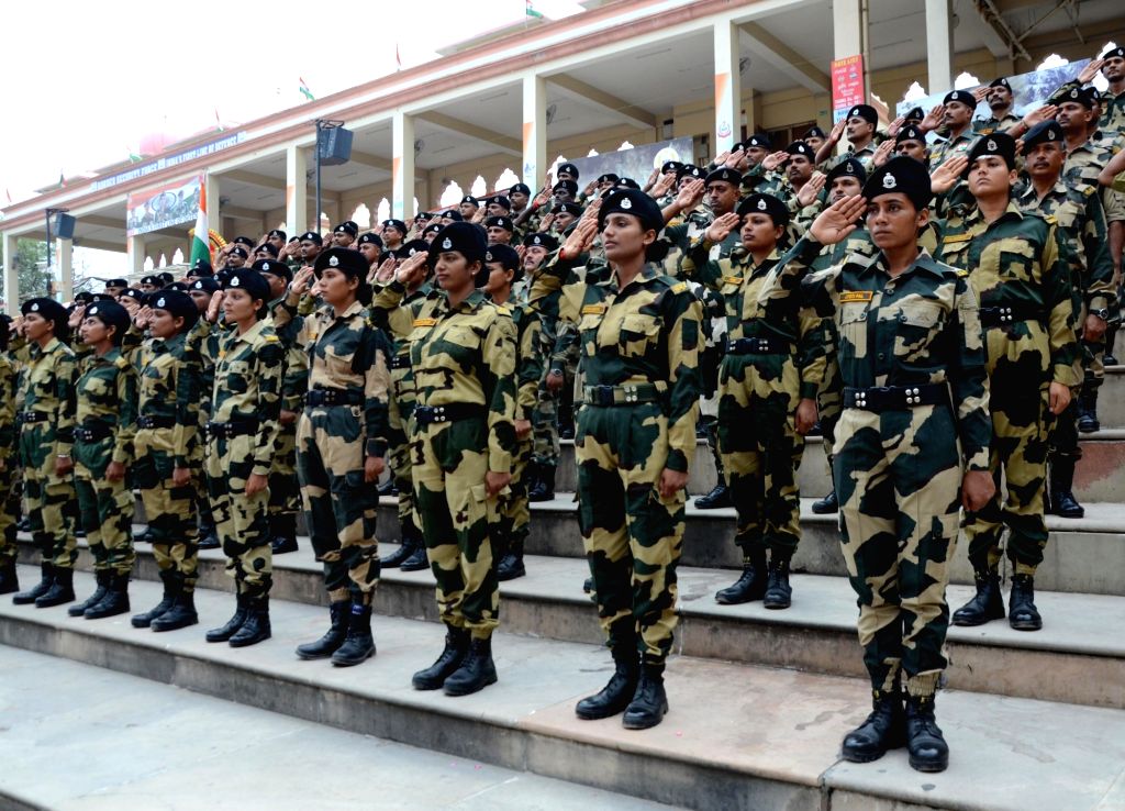 BSF personnel celebrate the 76th Independence Day
