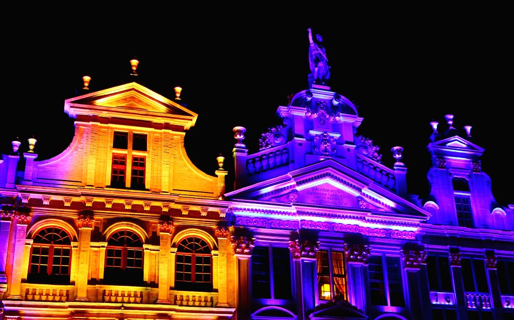 Brussels (Belgium): A sound and light show held at the Grand Place
