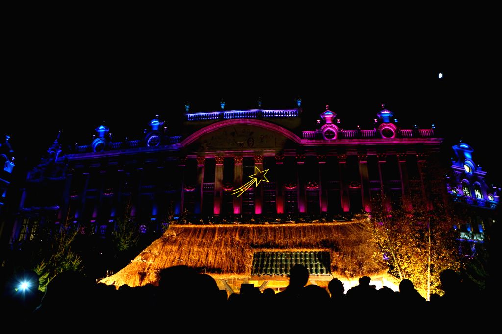 Brussels (Belgium): A sound and light show held at the Grand Place