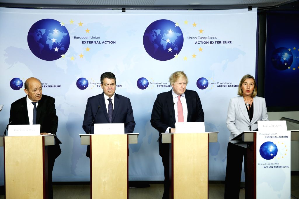 BELGIUM-BRUSSELS-EU-IRAN-FOREIGN MINISTERS-MEETING