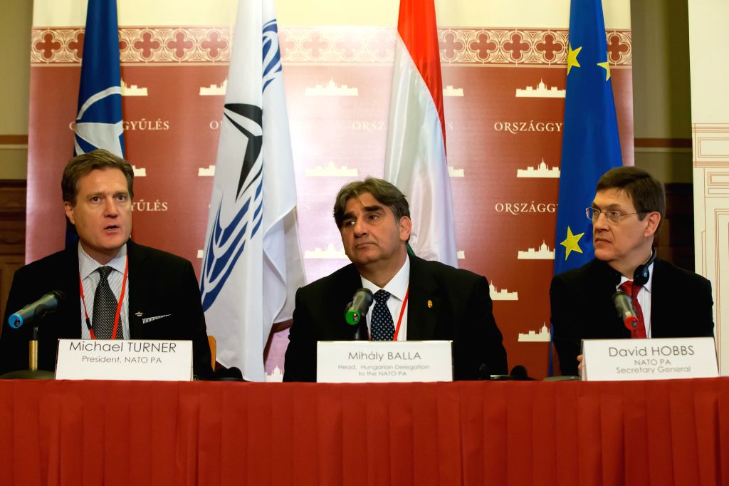 HUNGARY-BUDAPEST-NATO PARLIAMENTARY ASSEMBLY-PRESS CONFERENCE