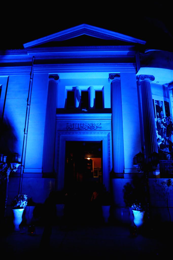EGYPT-CAIRO-WORLD AUTISM AWARENESS DAY-ILLUMINATION