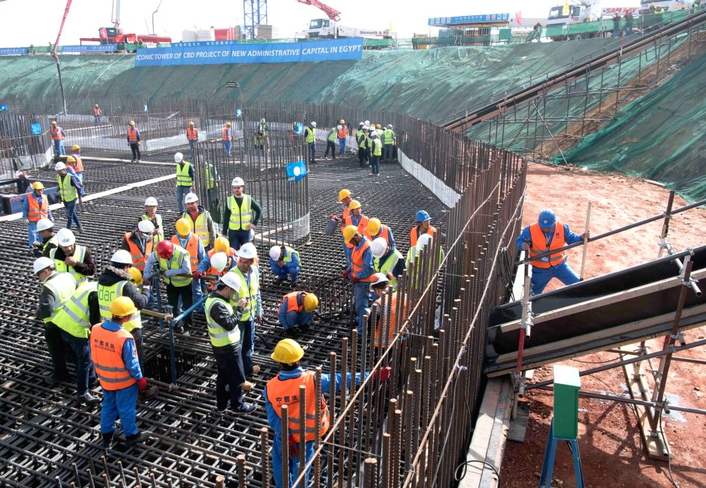 EGYPT-NEW CAPITAL CITY-GIANT BUSINESS TOWER-CHINA-CSCEC-CONSTRUCTION