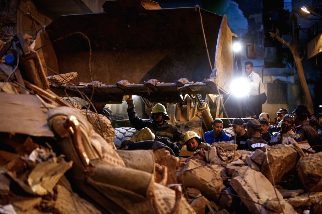 EGYPT-CAIRO-RESIDENTIAL BUILDING-COLLAPSE