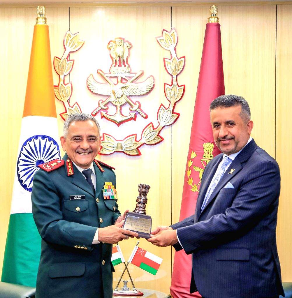 CDS General Anil Chauhan meets Omani Defence Secretary General